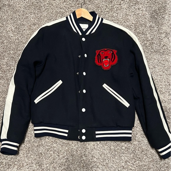 Sandro | Jackets & Coats | Sandro Varsity Jacket | Poshmark